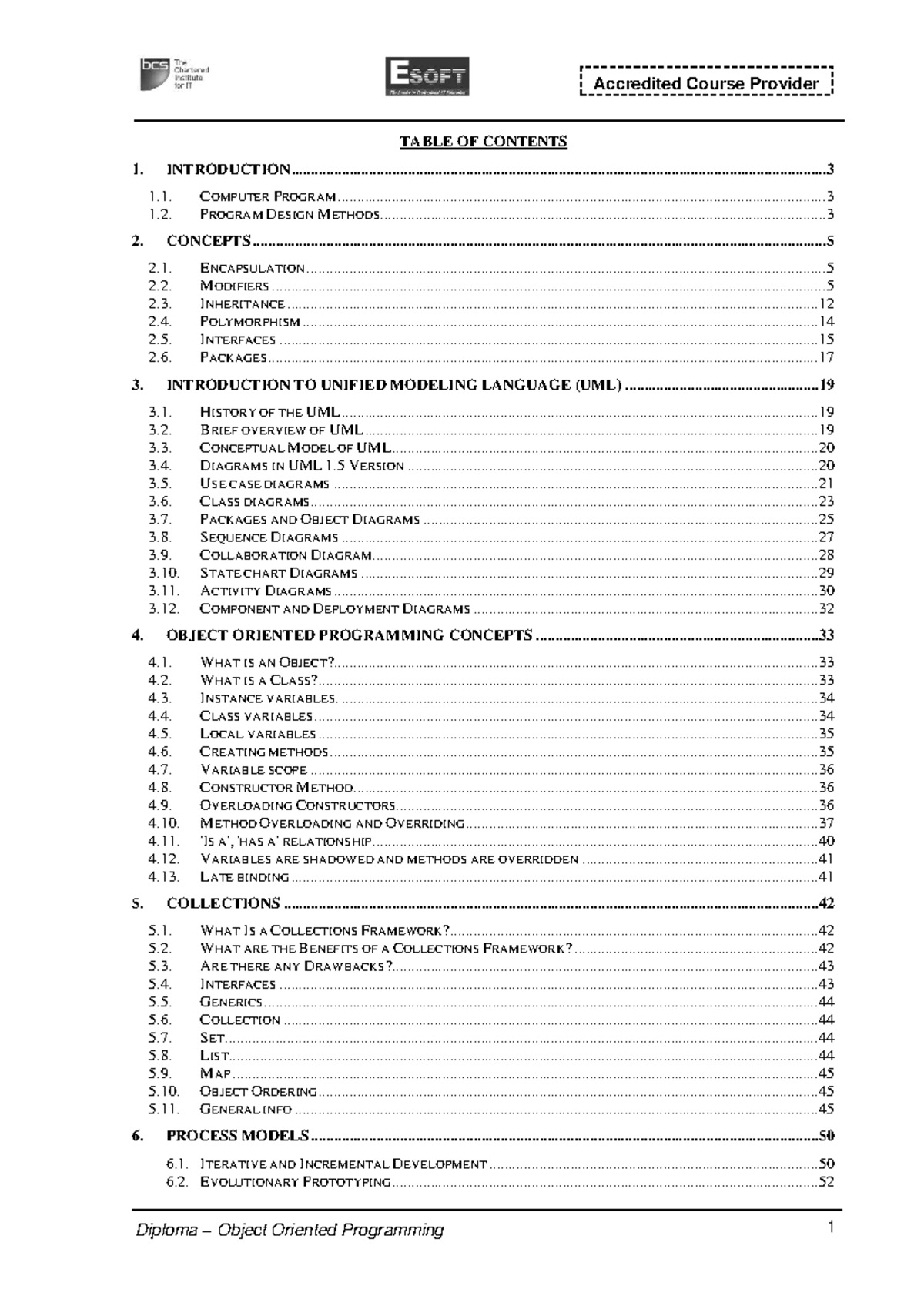 Diploma Object Oriented Programming: Comprehensive Study Guide - Studocu