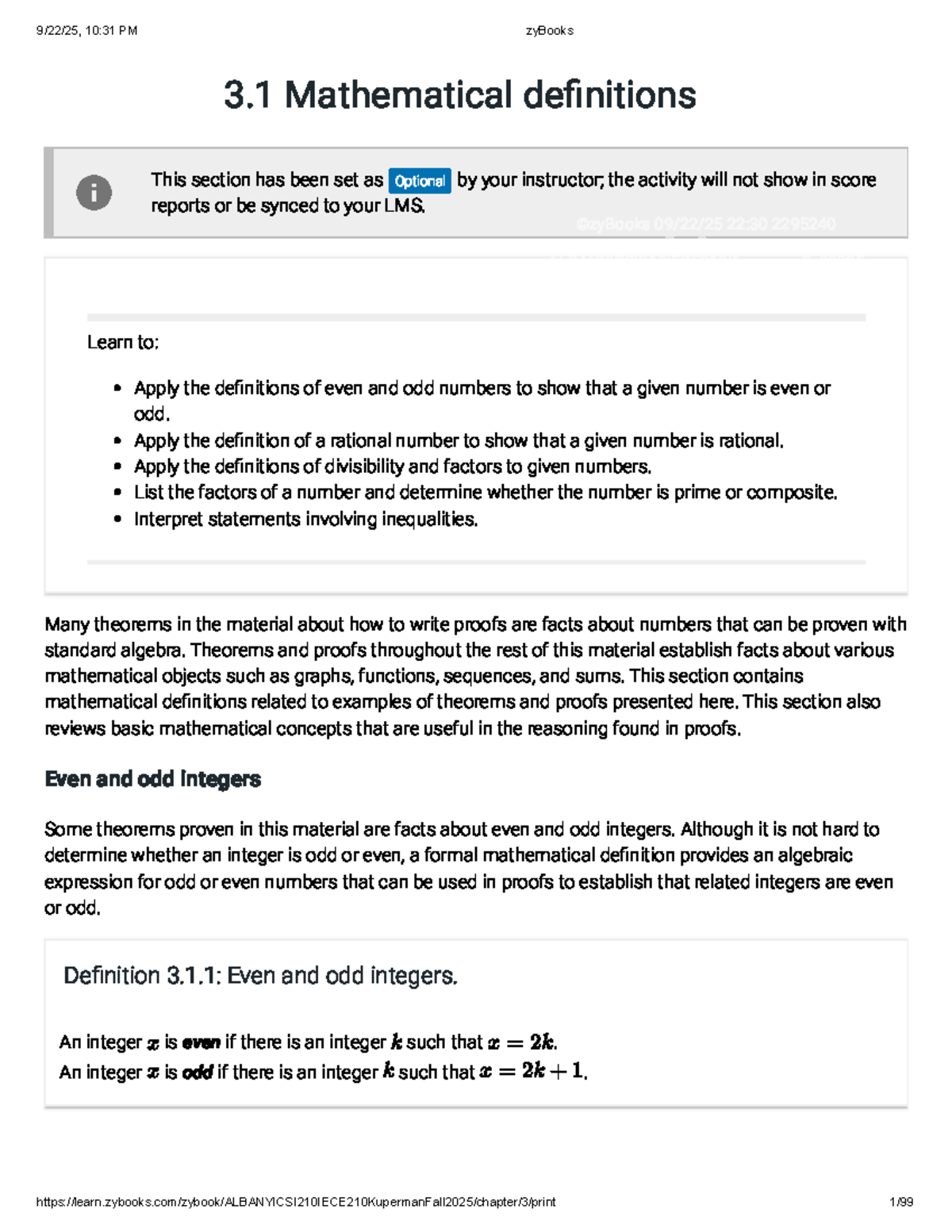 Best Practices and Common Errors in Proof Writing for ...