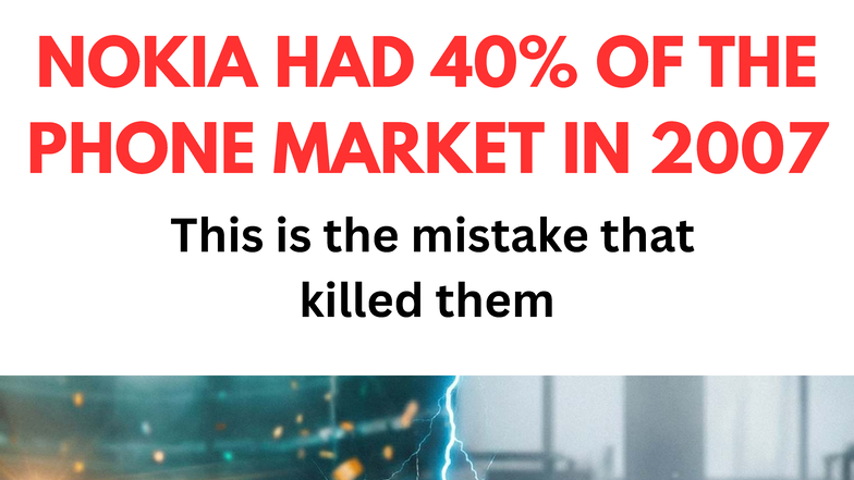 NOKIA's 2007 Market Dominance: Lessons on Marketing Myopia - Studocu