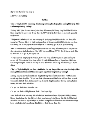 [Solved] Cng ty X kim c 10 li nhuntrn mi n v hng ha sn xut v cng ty bn 20 - Hoạch định Thuế ...