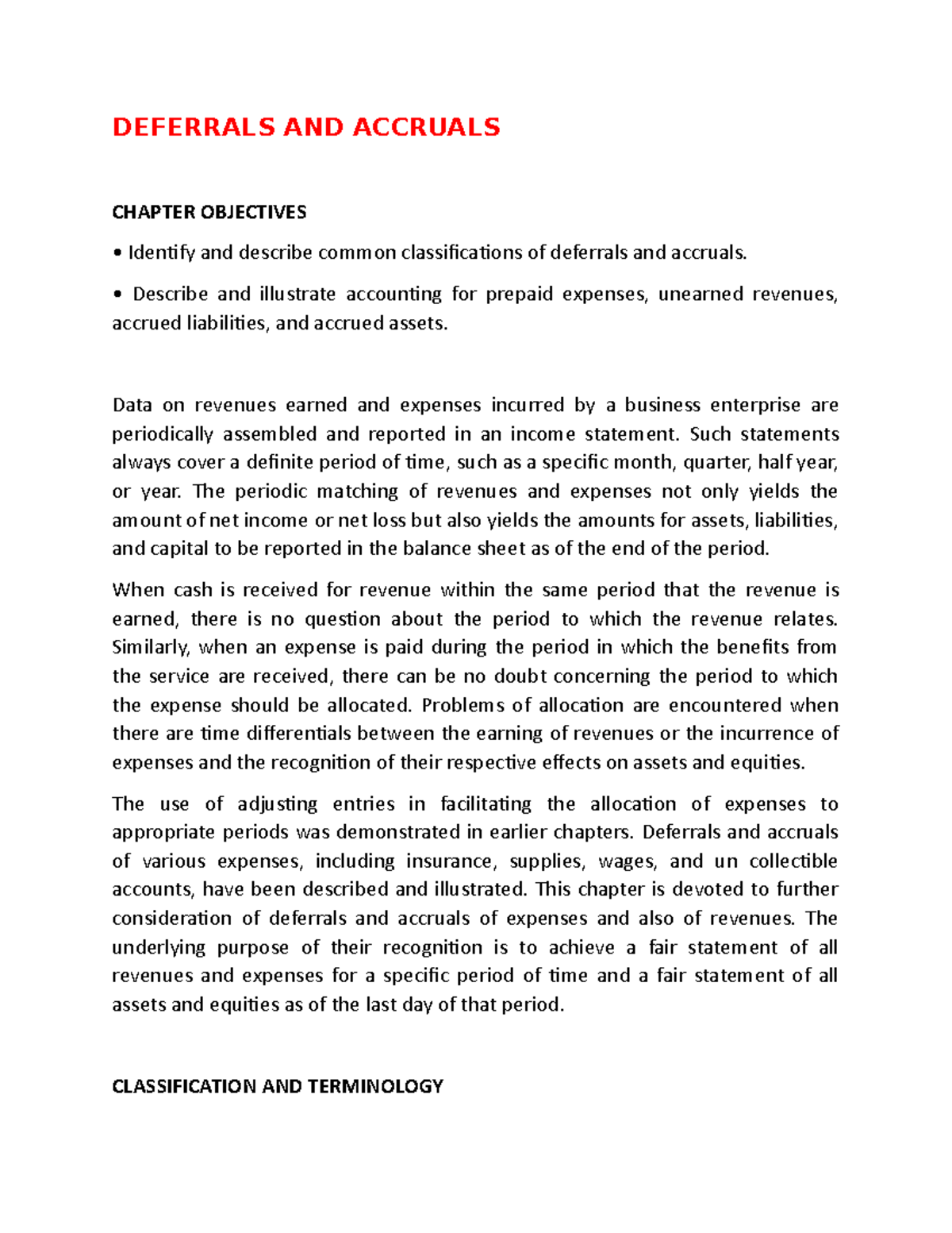 Deferrals and Accruals: Detailed Accounting Concepts and Practices ...