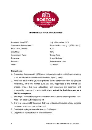 [Solved] List all the FAIS role players Briefly explain the role of ...