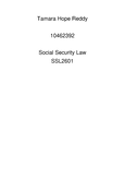SSL2601 - Unisa - Social security law - Studocu