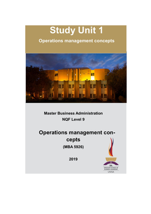 [Solved] Consider the section understanding our South African operating - Operations Management ...