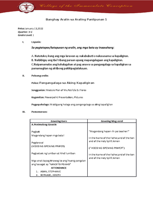Tekstong- Impormatibo - MASUSING BANGHAY- ARALIN Paaralan Guro Petsa at ...