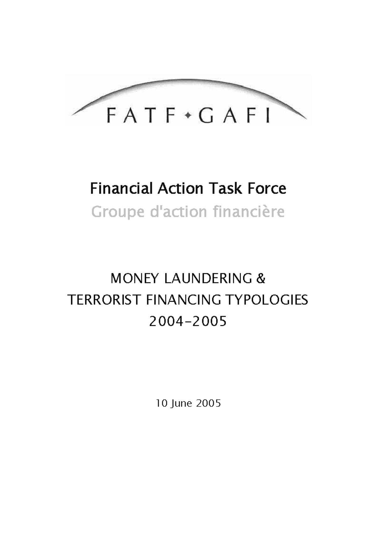 FATF-GAFI Document: Money Laundering & Terrorist Financing Typologies ...