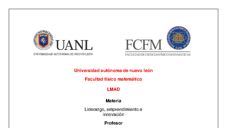 E1 Liderazgo y Emprendimiento: Características del Entorno Empresarial - Studocu