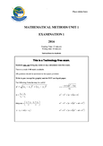 Practice materials for Studying Math Methods Unit 3 and 4 in VCE ...