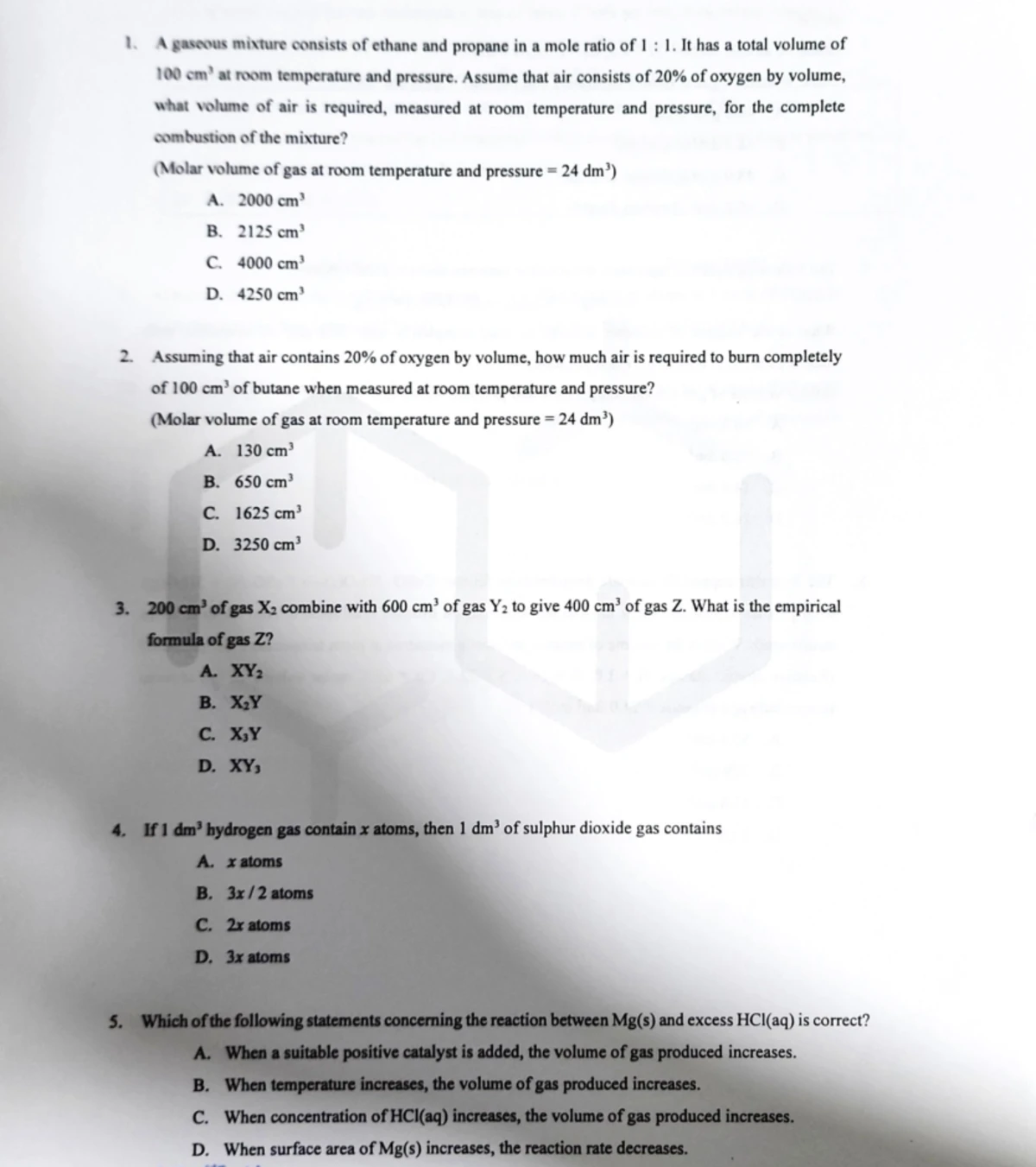 CHEM1070B - Principles of Modern Chemistry Assignment 3 Solutions - Studocu