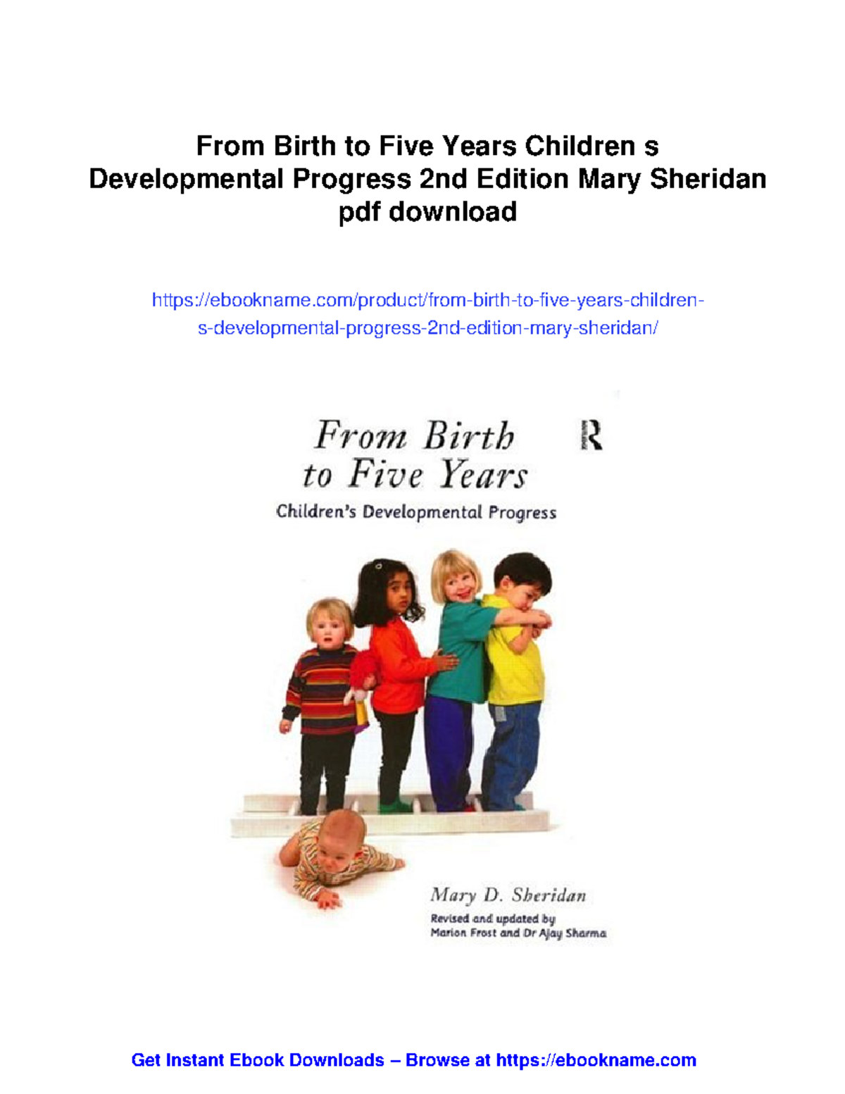 Developmental Progress from Birth to Five Years: A Comprehensive Guide ...