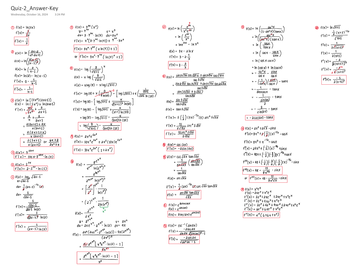 Quiz-2 Answer-Key - Quiz answer key - Orientation to Civil Engineering ...