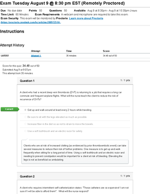 Capstone Module 9 Exam-Not graded Word - Module 9 Exam- Not graded ...