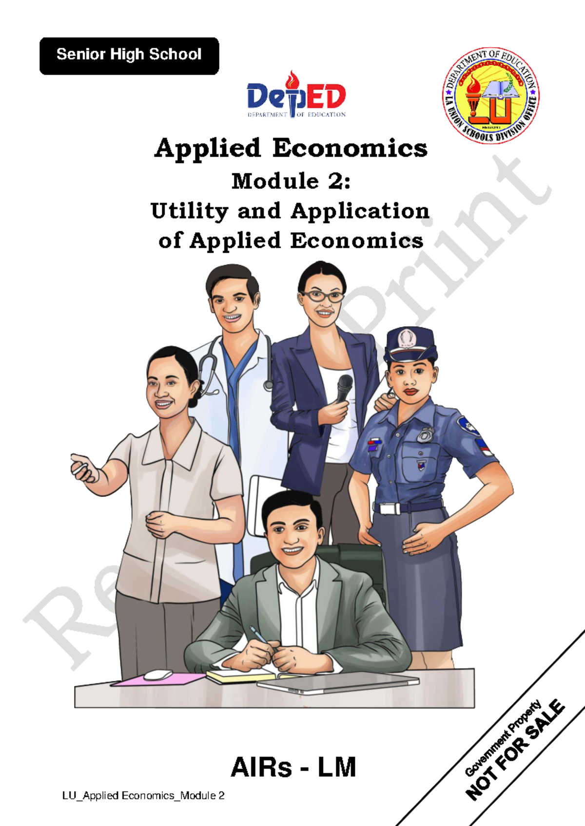 Applied economics module 1 - Applied Economics Module 2 : Utility and ...