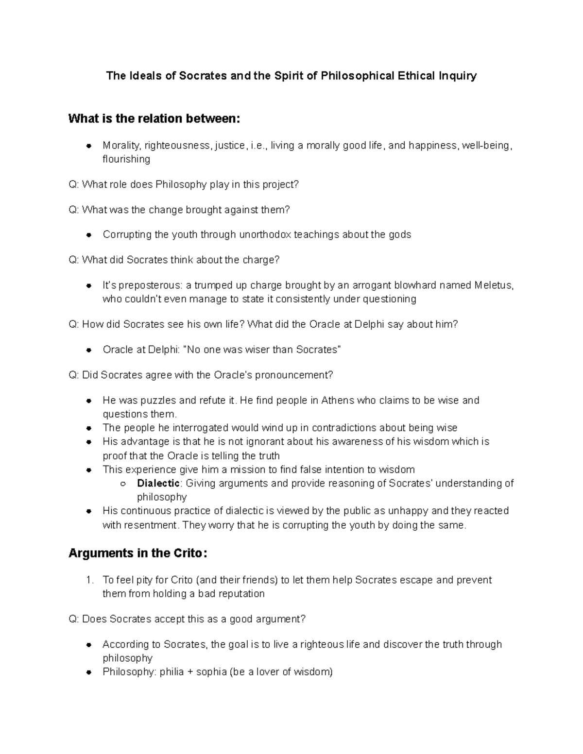 The Ideals of Socrates: Ethical Arguments in Philosophical Inquiry ...