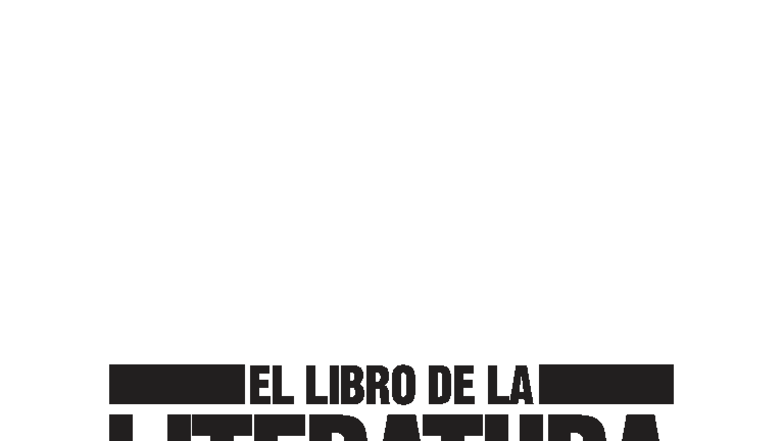 Sample-49236 Libro DE Literatura - EL LIBRO DE LA LITERATURA JAMES ...