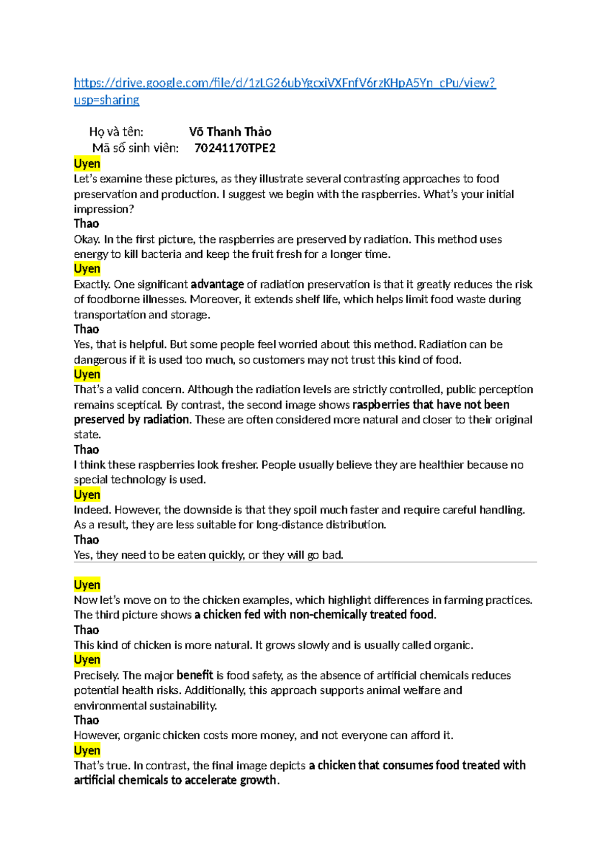 Unit Assignment 1: Food Preservation & Production Methods Analysis ...