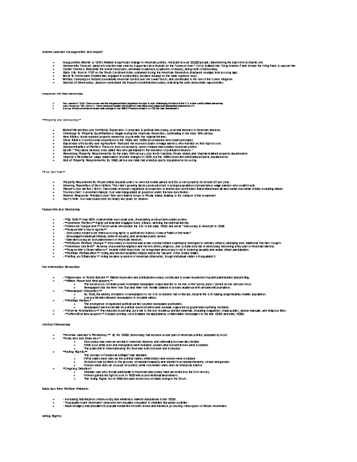 10 - Google Docs - Chapter 10 - APUSH notes - Andrew Jackson's ...