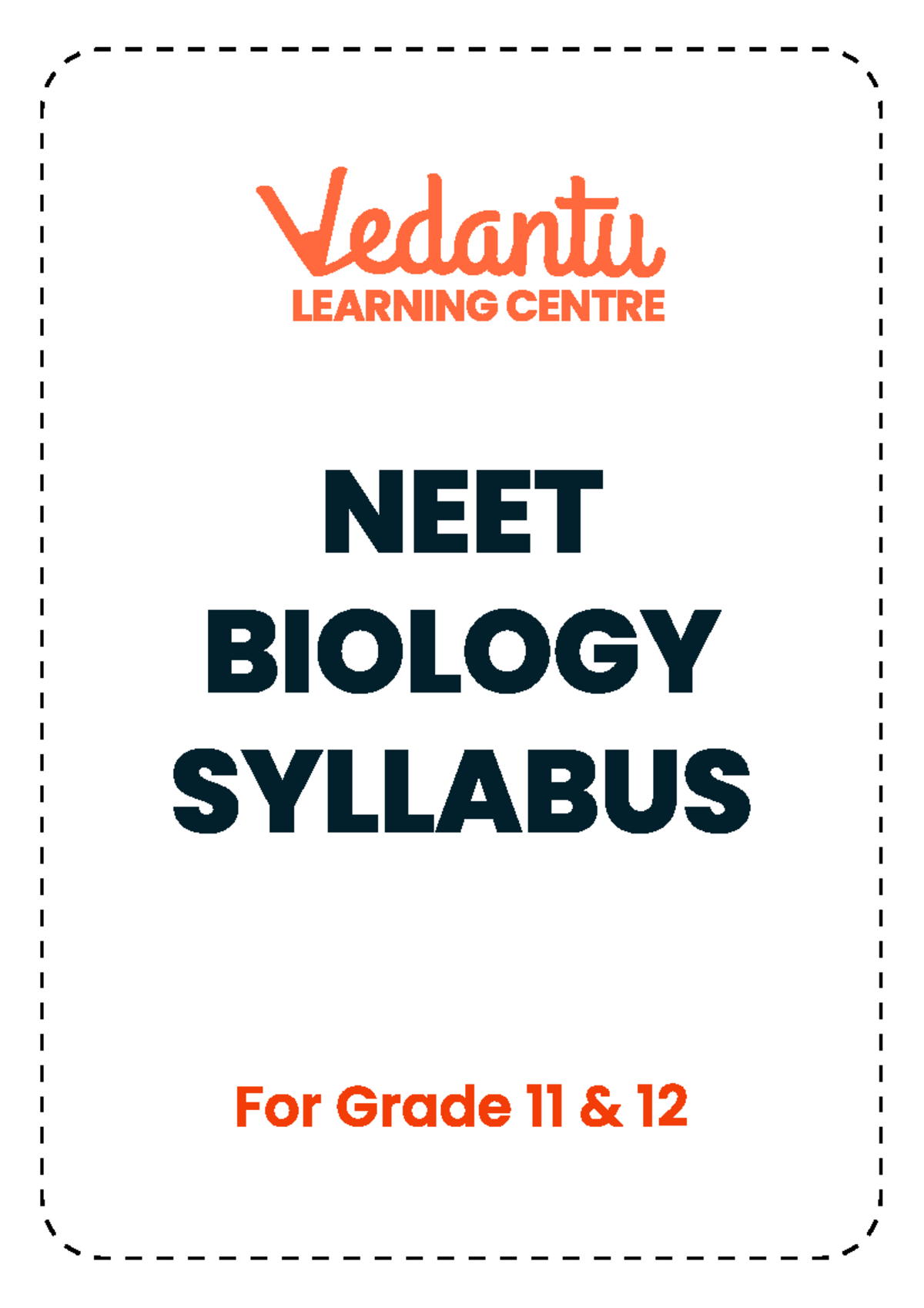 NEET Biology Syllabus Overview for Grade 11 & 12: Key Chapters and ...