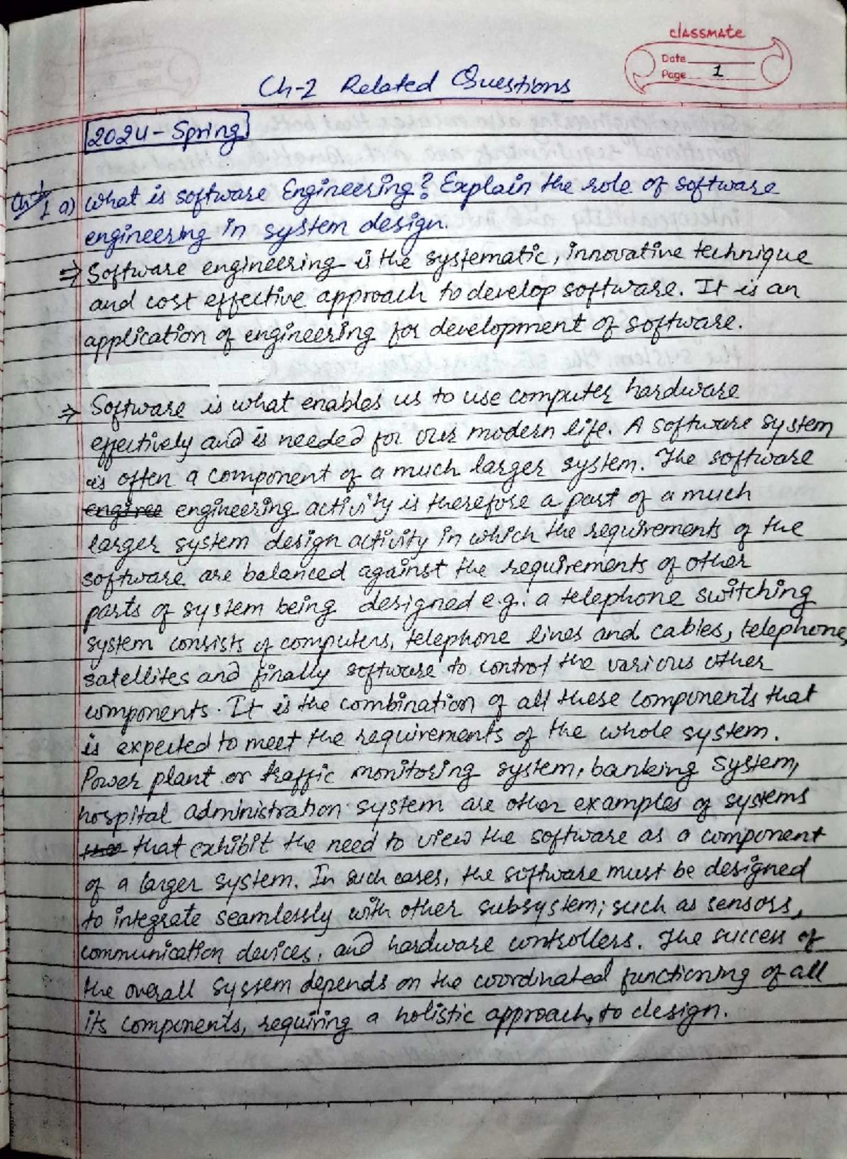 Software Engineering CSE Notes: Key Concepts and Principles - Studocu