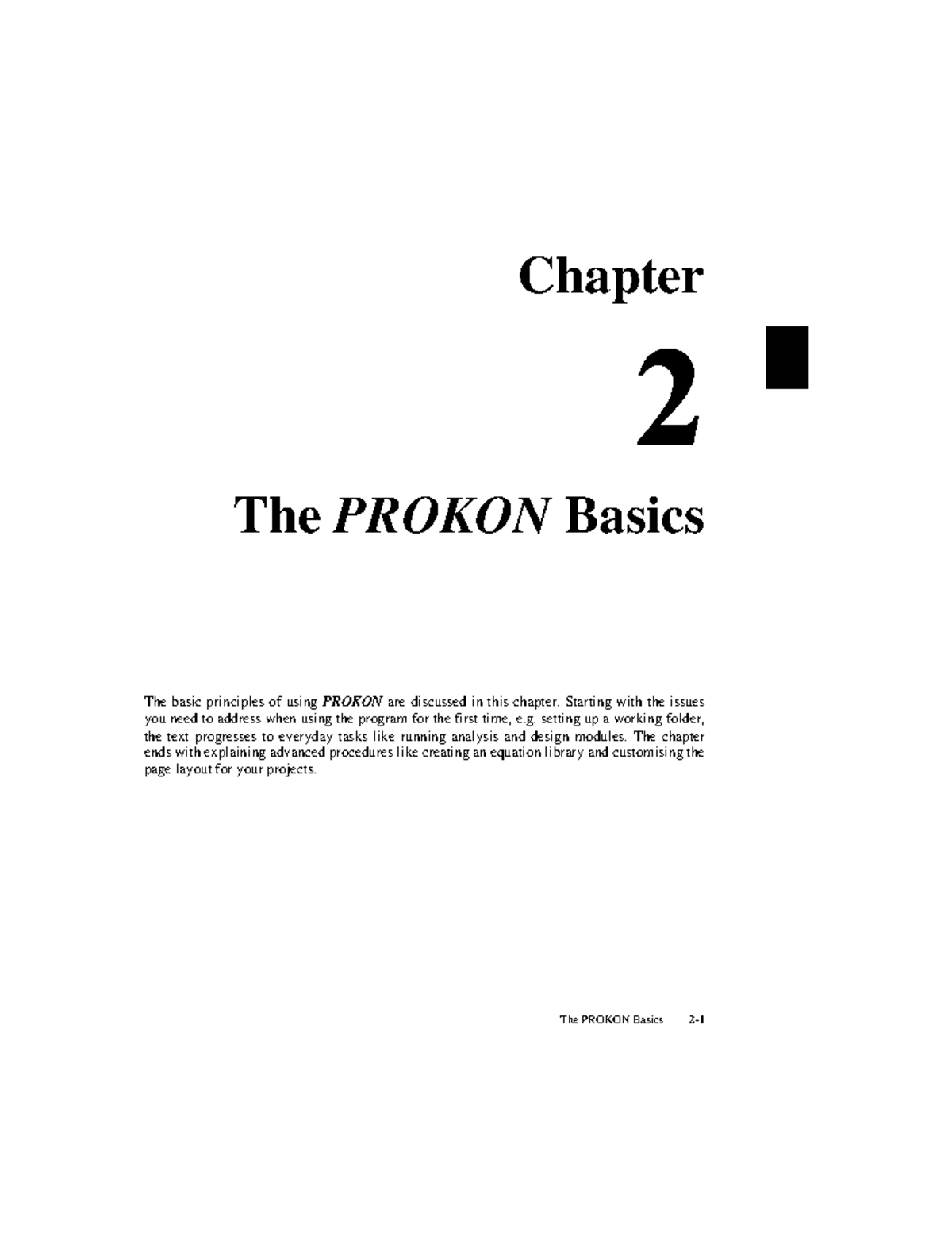 PROKON Basics: Key Concepts and First-Time Setup Guide - Studocu