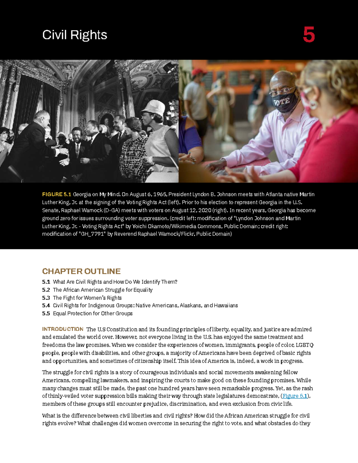 Civil Rights 5: Achievements and Ongoing Struggles in the U.S. - Studocu