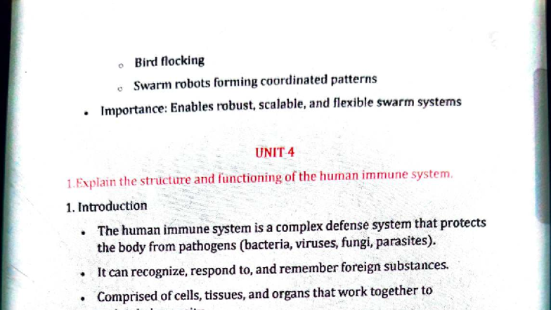 Artificial Immune Systems: Concepts and Applications in AIS (UNIT 4 ...