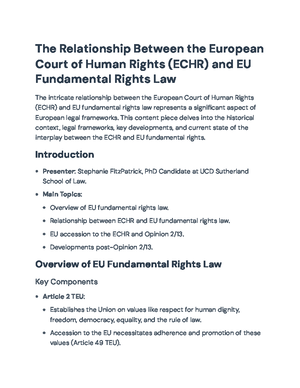 The Scope of the ECHR: An In-Depth Analysis of Jurisdiction and ...