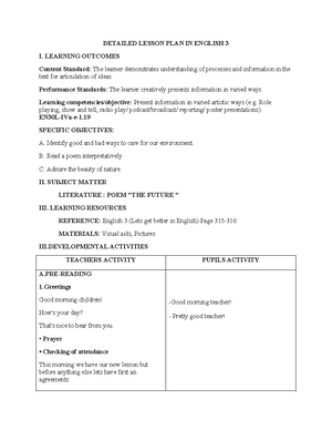 5E Detailed Lesson Plan - 5E’s Lesson Plan on Chords, Arcs, Central ...