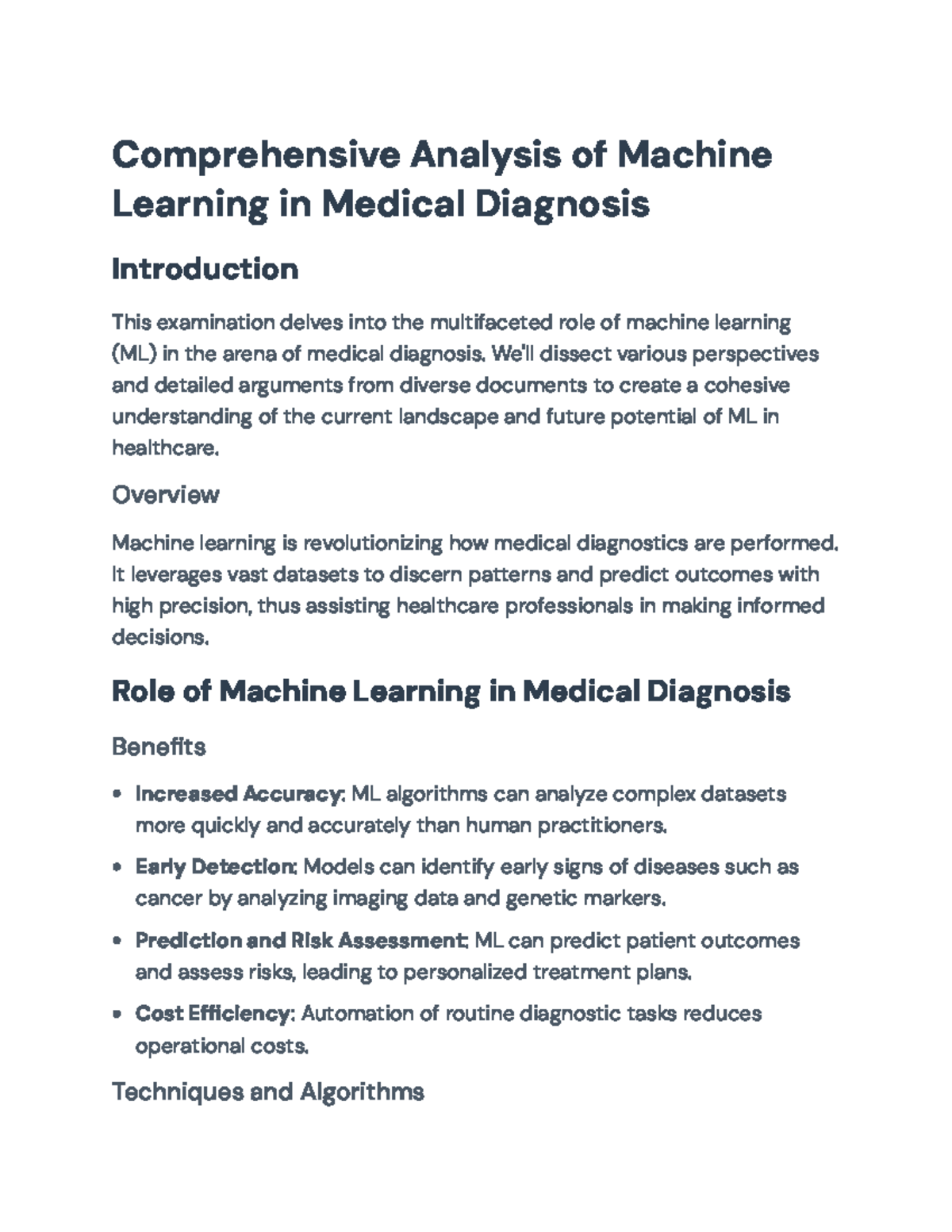 Machine Learning in Medical Diagnosis: Current Trends & Future ...