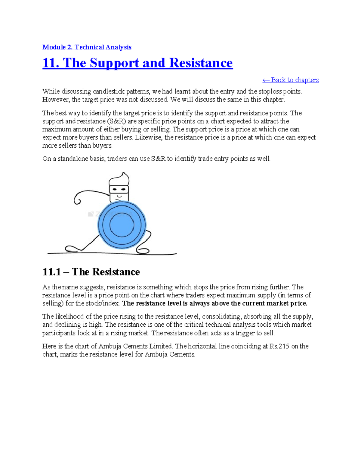 Support and Resistance Analysis - Module 2 Technical Insights - Studocu