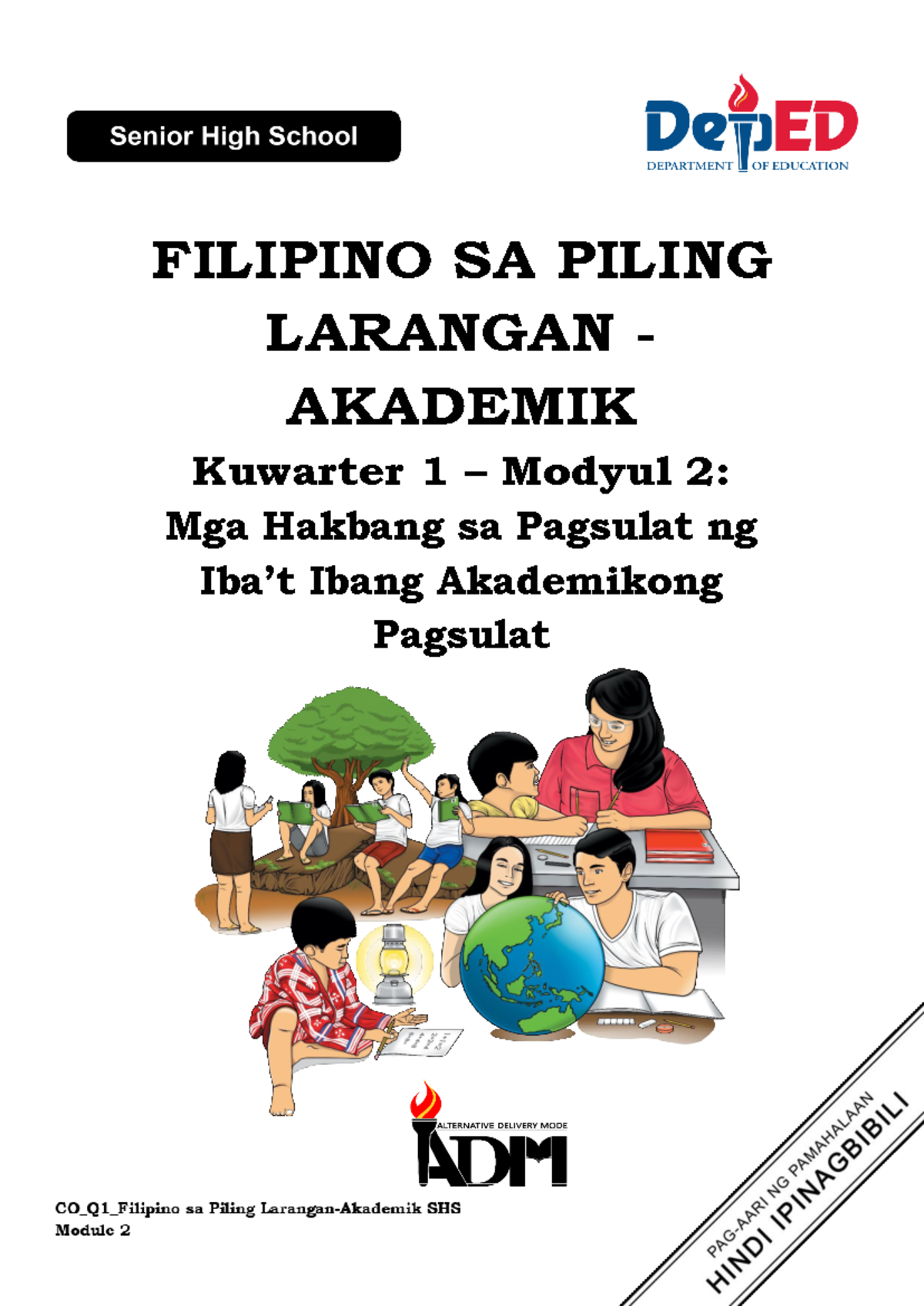 Filipino Q1 Modyul 2: Mga Hakbang sa Pagsulat ng Akademikong Sulatin ...
