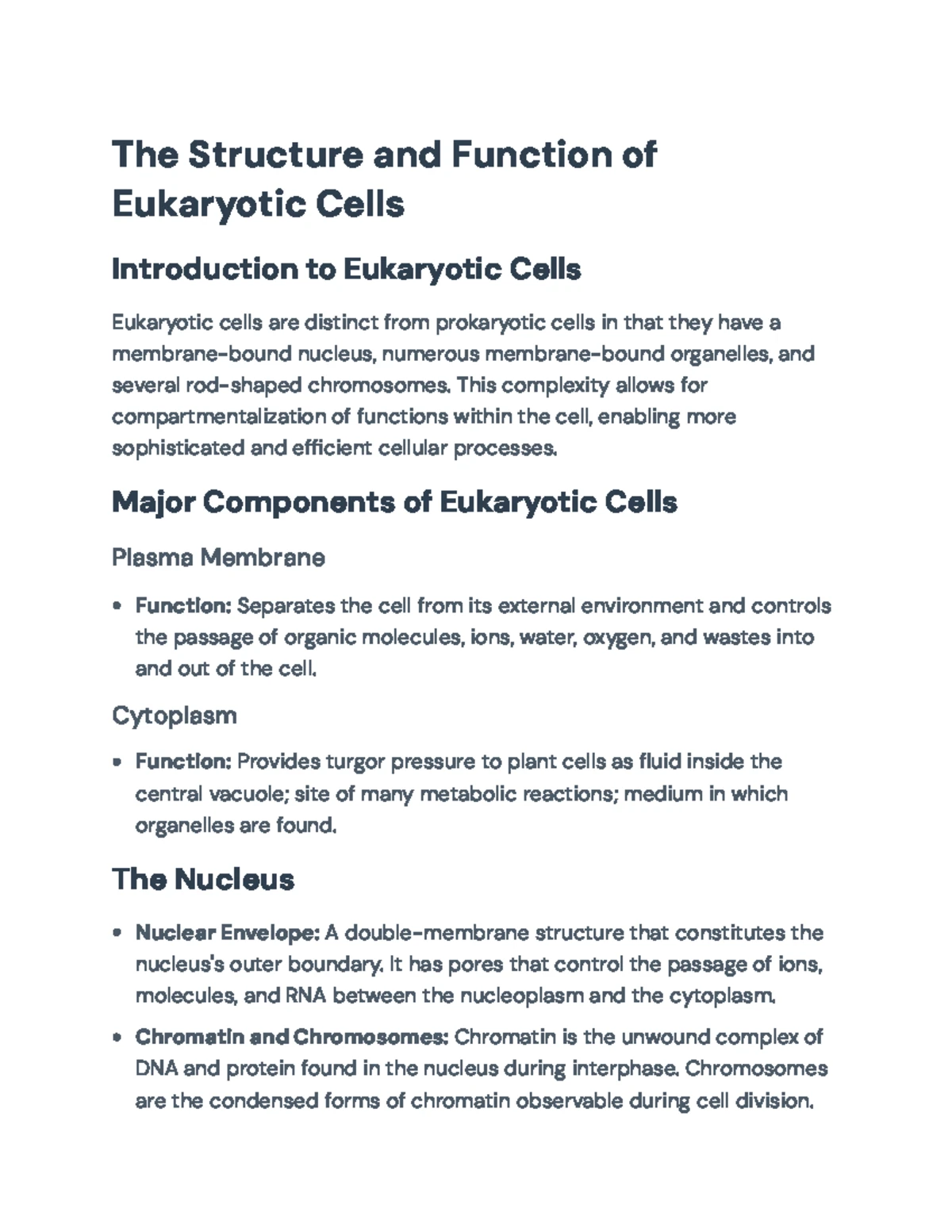 Biological Macromolecules: Structure, Function, and Synthesis (Chapter ...