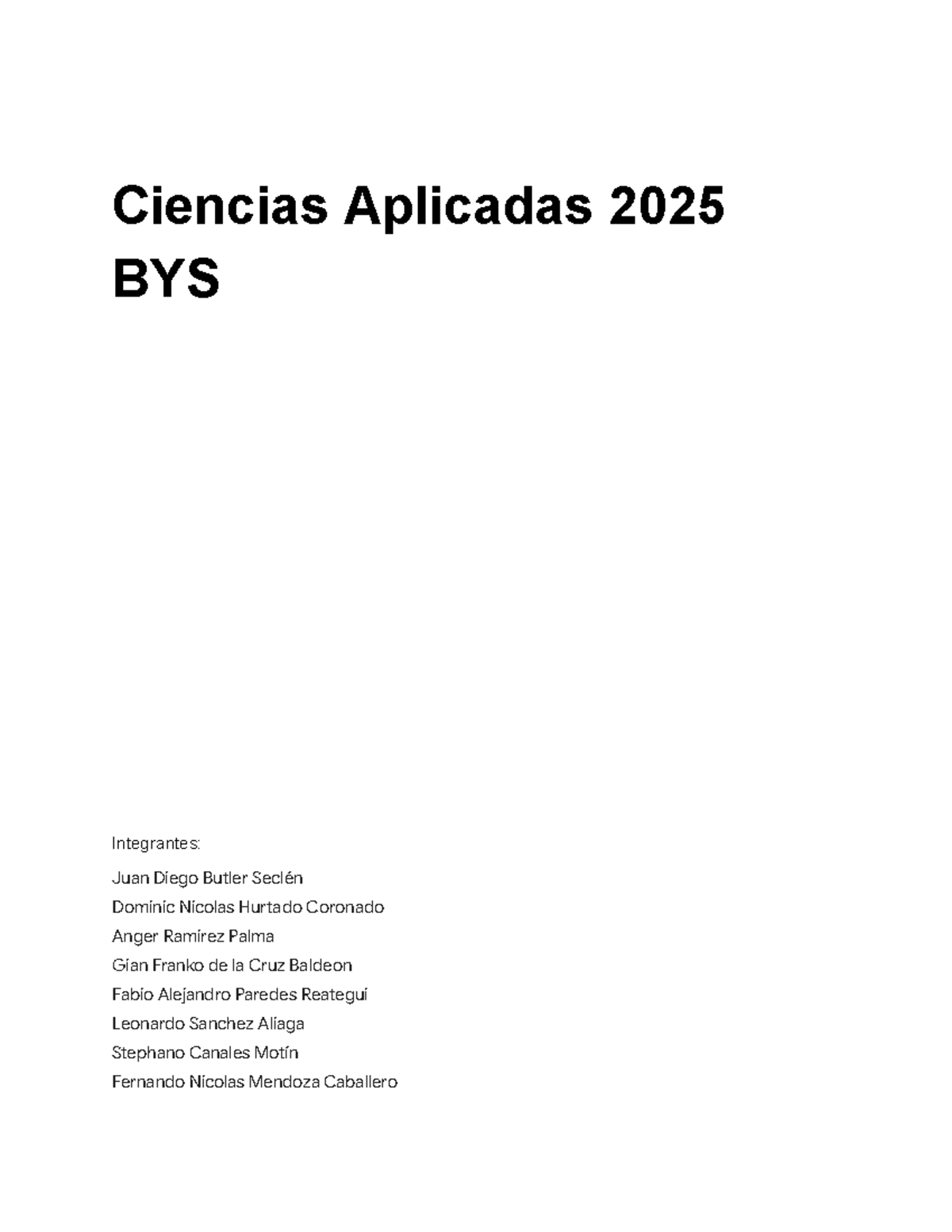Informe Físico Maqueta Villa Navideña - Ciencias Aplicadas 2025 S - Studocu