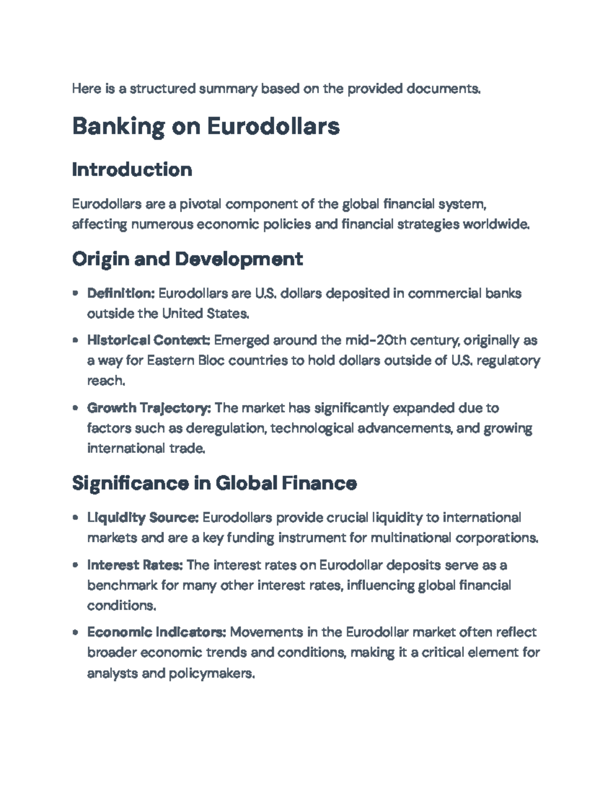 Eurodollars: Overview, Advantages, and Global Economic Impact - Here is ...