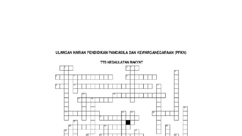 TTS Kedaulatan Rakyat PPKN Kelas 8 - Ulangan Harian - Studocu