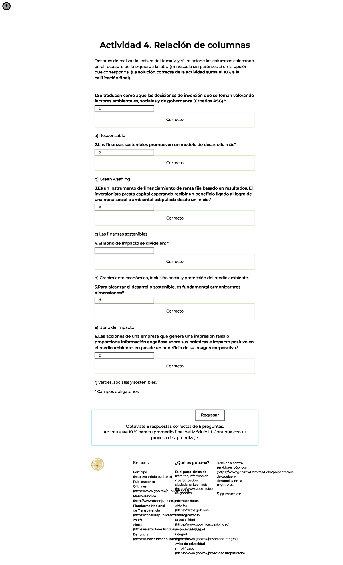 Diplomado Actividad 4 Módulo Iii Relación De Columnas Test Studocu