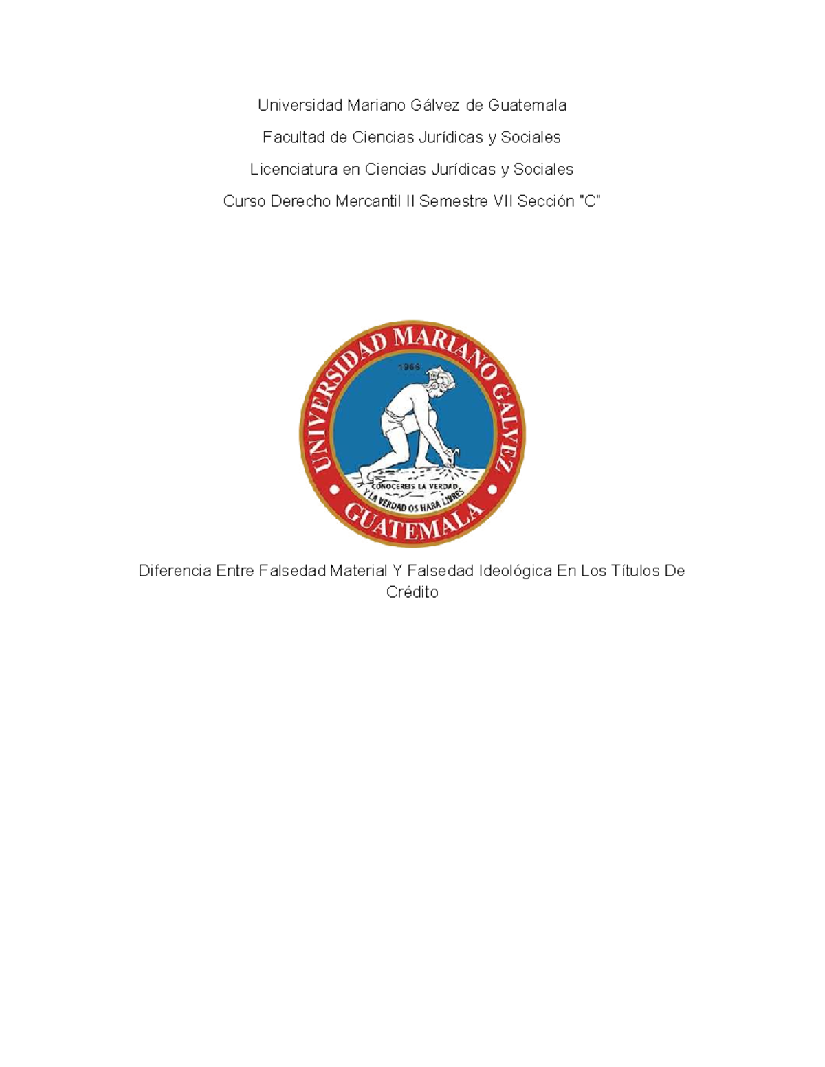 Diferencias entre Falsedad Material e Ideológica en Títulos de Crédito ...