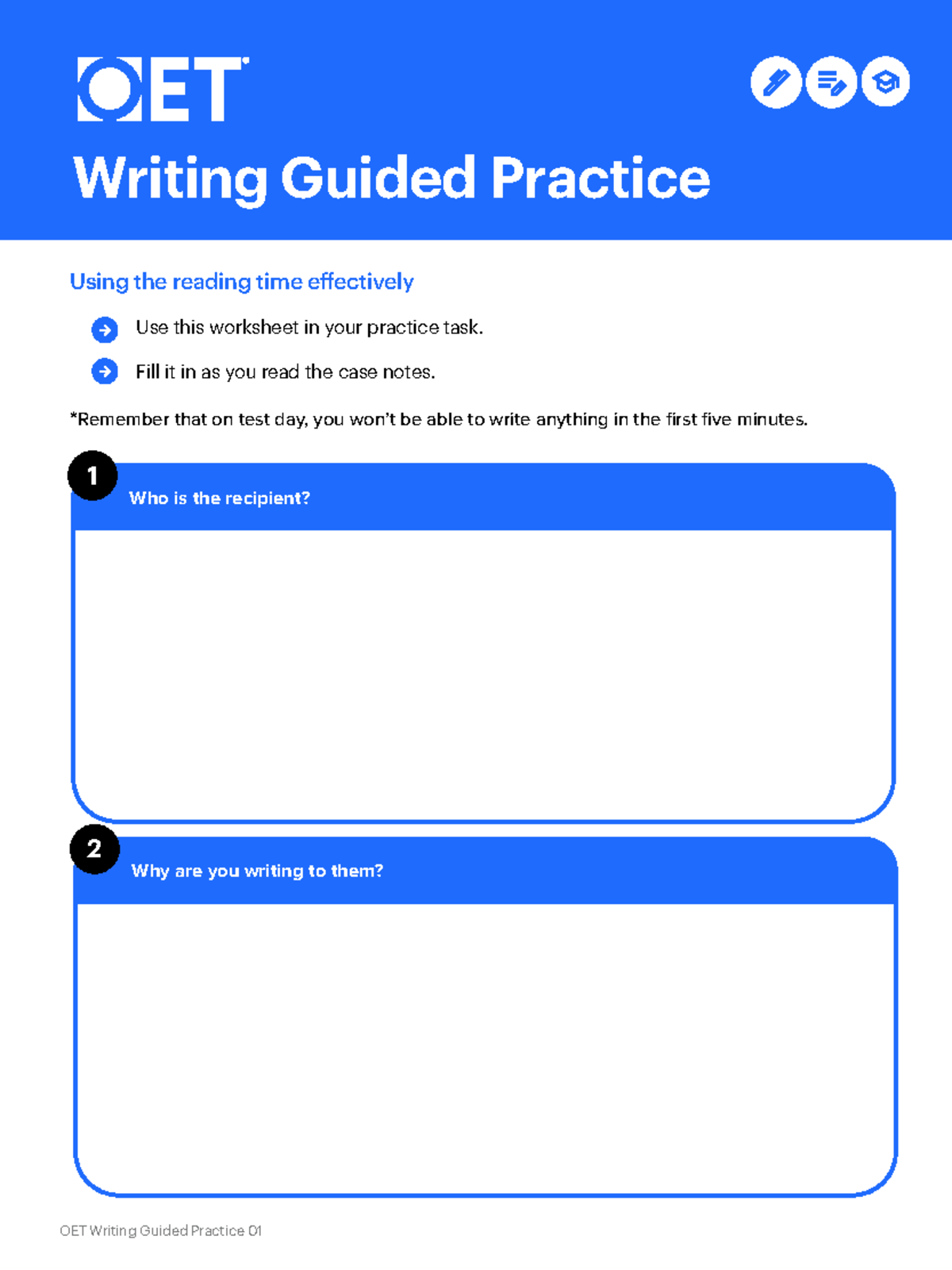 Reading Time Worksheet - History of English Literature - Writing Guided ...