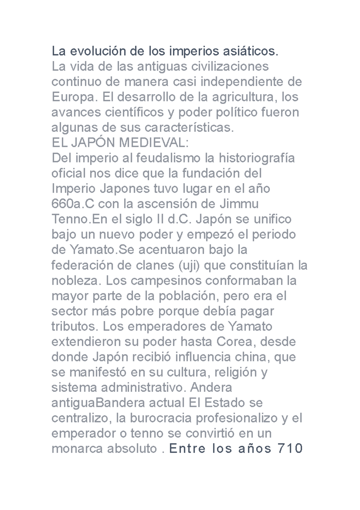 La evolución de los imperios asiáticos - La vida de las antiguas ...