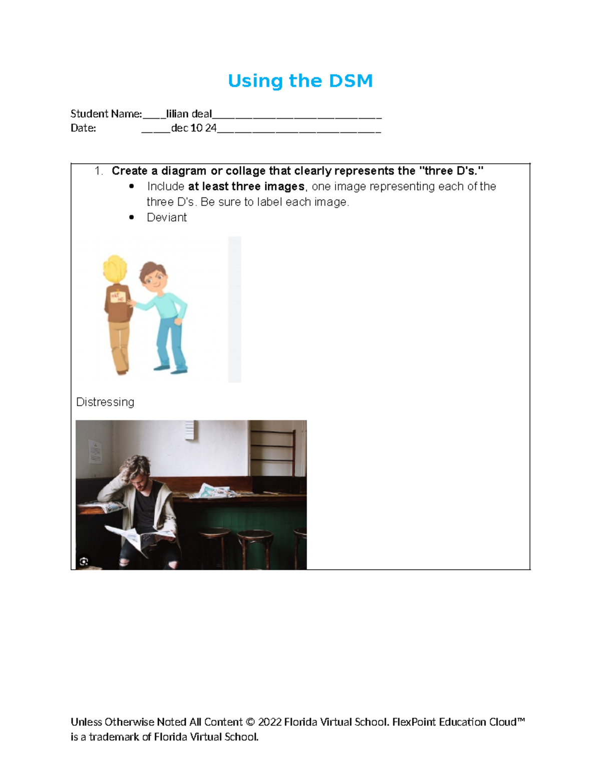 Template 1 - using the dsm lesson 4.06 - Using the DSM Student Name ...