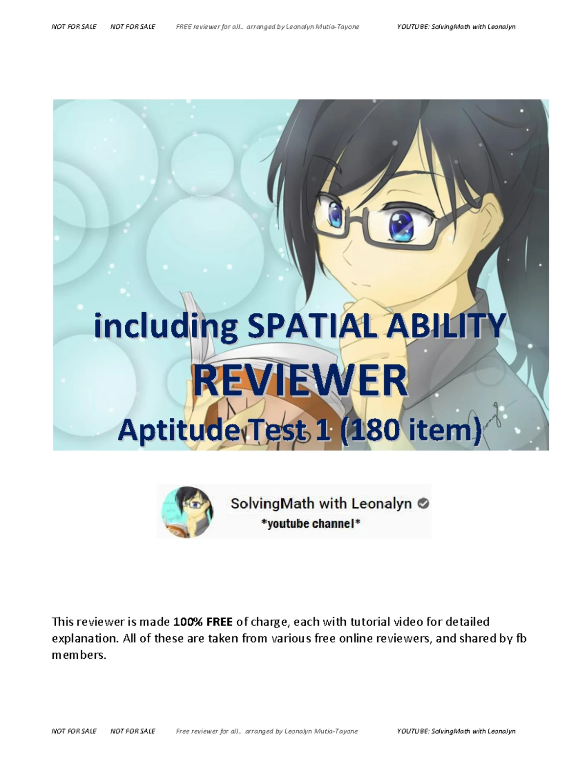 Math Reviewer for Civil Service Exam (Course Code: MATH 101) - Studocu