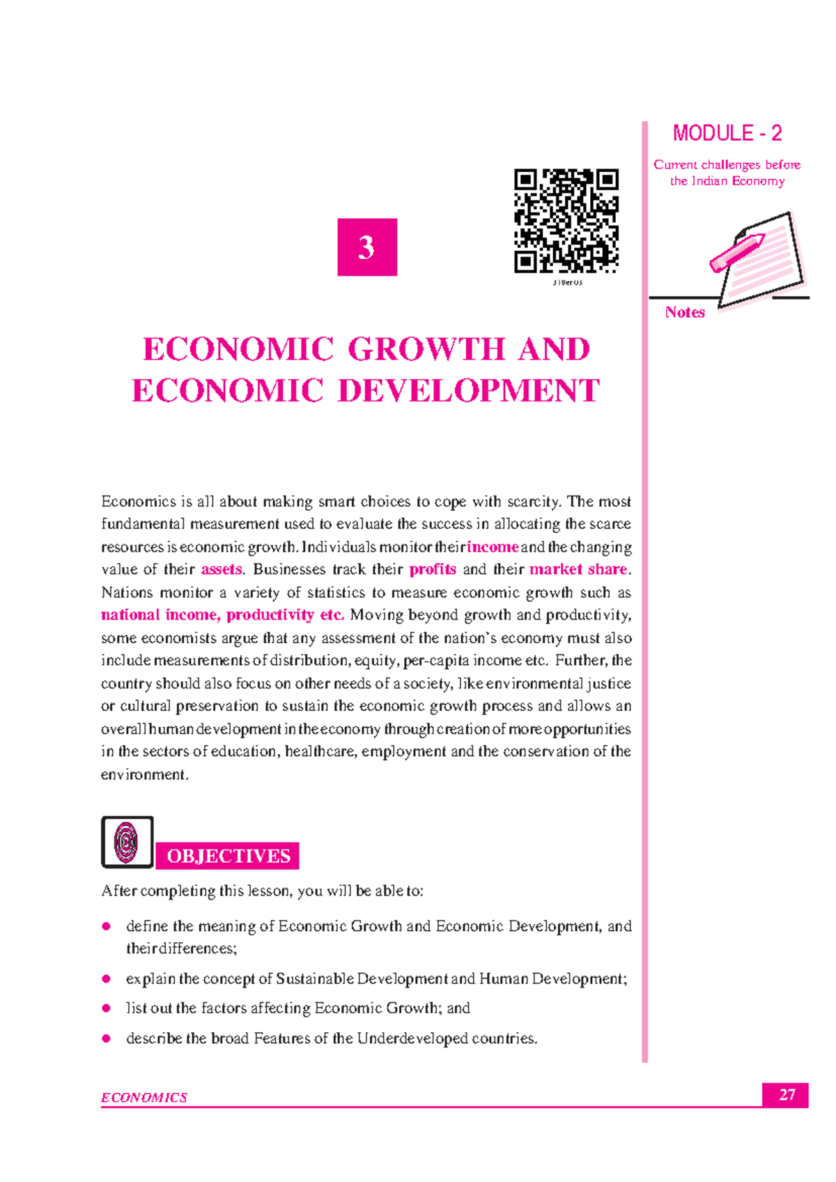 Economic growth and economic development - 27 Economic Growth and ...
