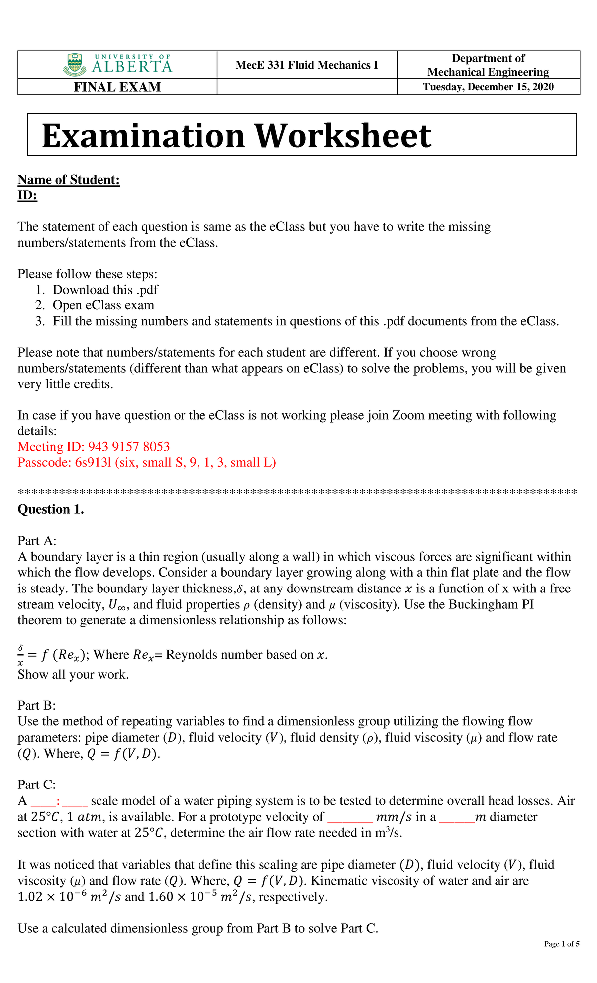 331 Final Exam Practice Worksheet - Studocu