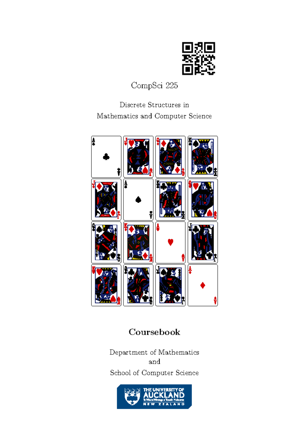CompSci 225 Discrete Structures Coursebook: Logic, Proofs, and ...