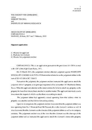 Contract law-CASE LIST (Autosaved) - MAJA CASE LIST FOR CONTRACT LAW ...