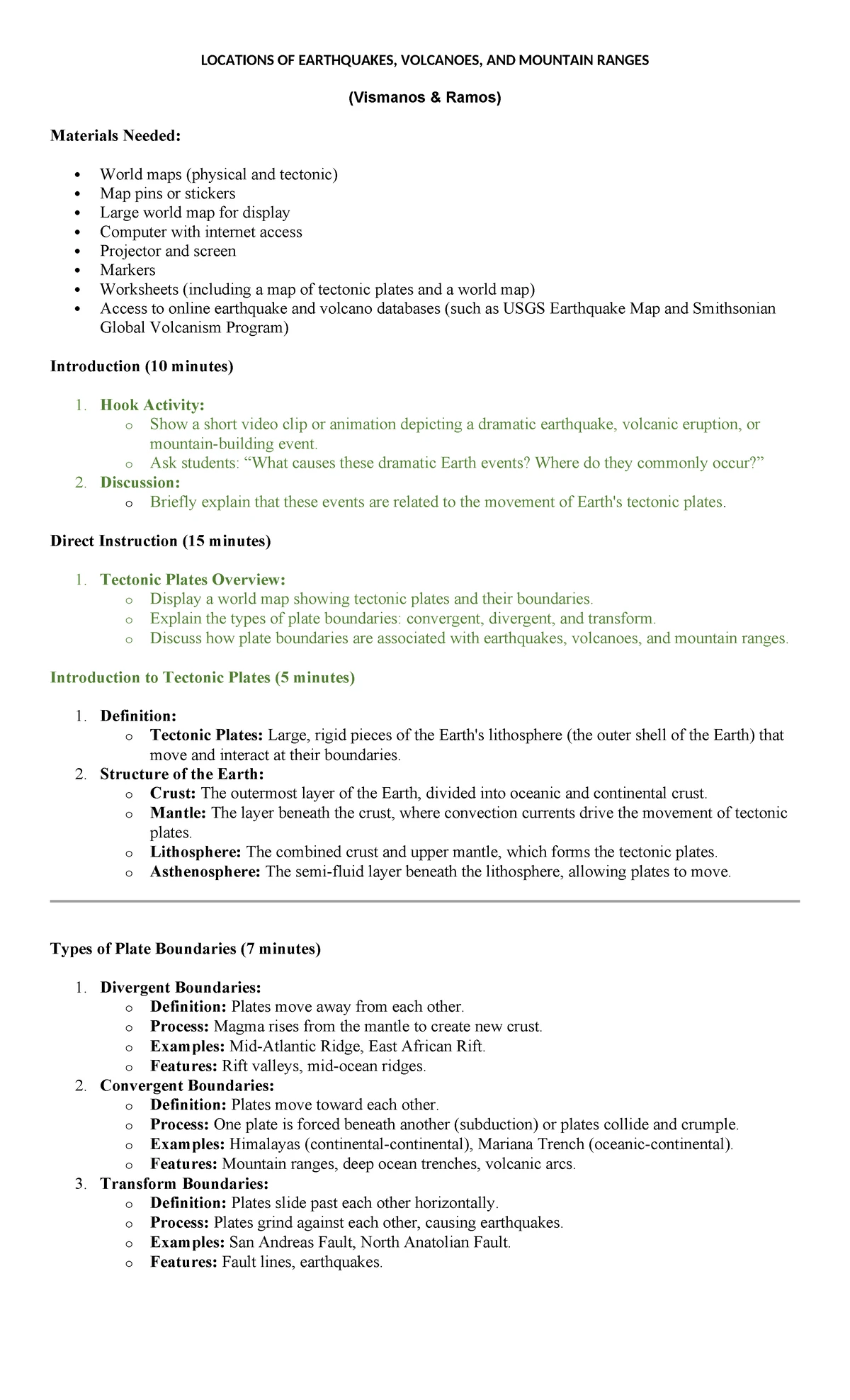 6- Notes- Science-10- Understanding the Origin of Earthquakes and ...