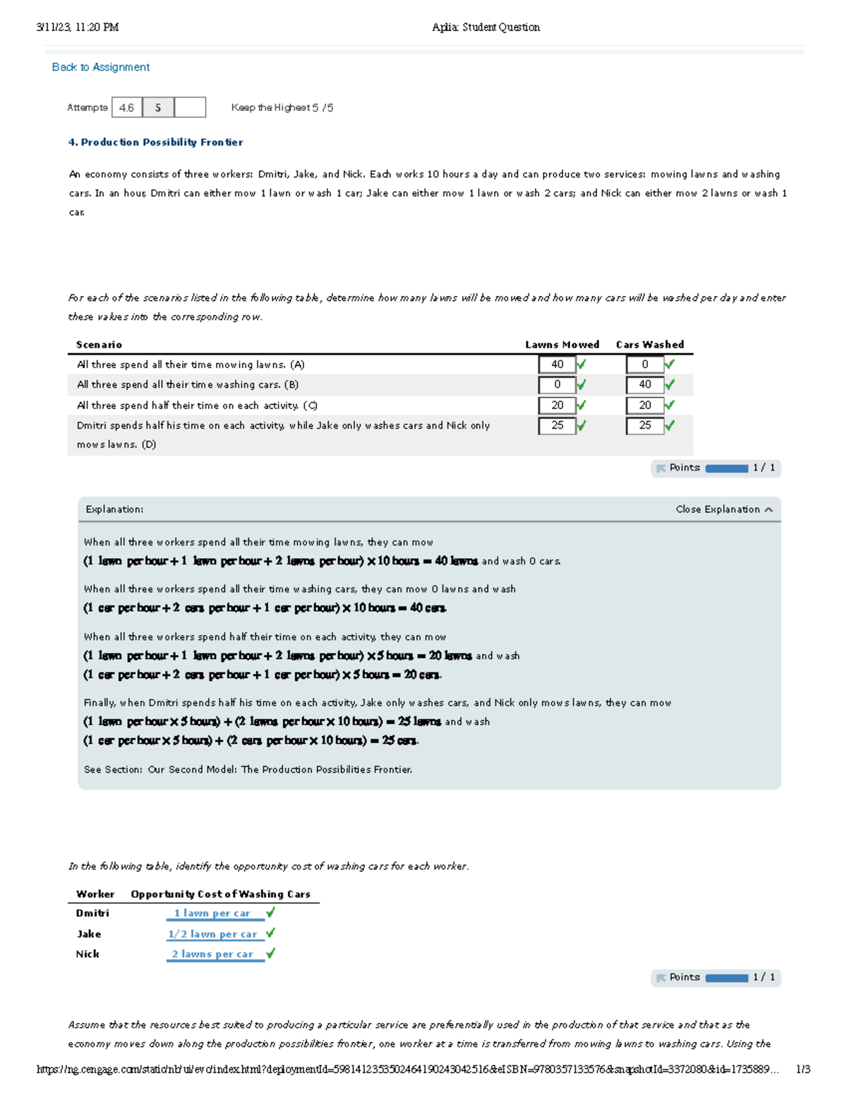 Mod 2 Quiz: Analyzing Production Possibilities Frontier - Studocu