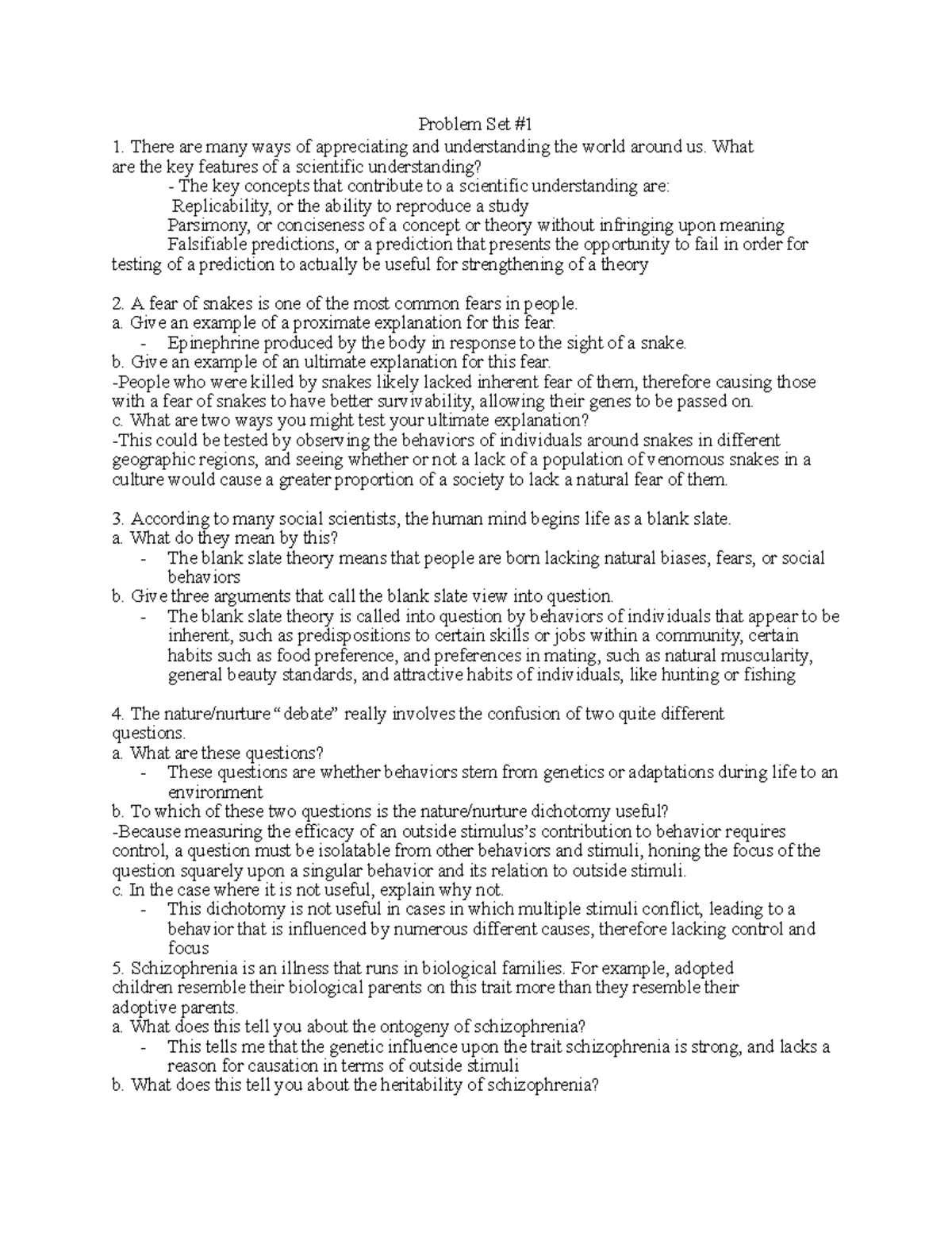 Scientific Understanding: Key Concepts & Explanations - PS1 - Studocu