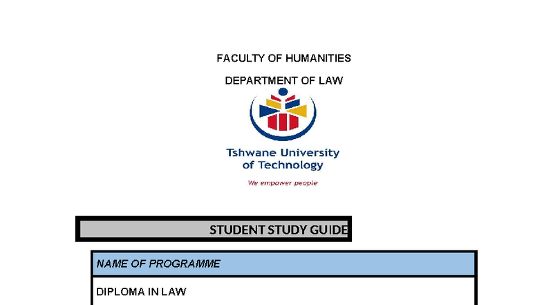 PFL115D Persons and Family Law Study Guide 2024 - Studocu