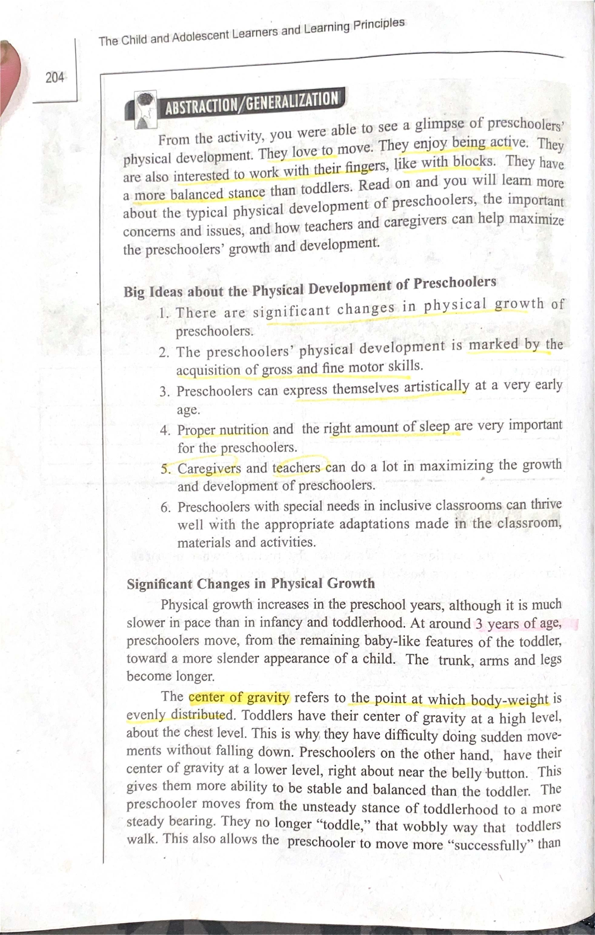 Preschooler Physical Development Insights - Child & Adolescent Learners ...